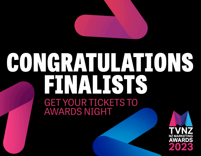 Finalists for the 2023 TVNZ-NZ Marketing Awards announced!
